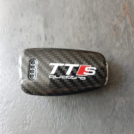 Audi TT S Car Key Shell Carbon Fiber