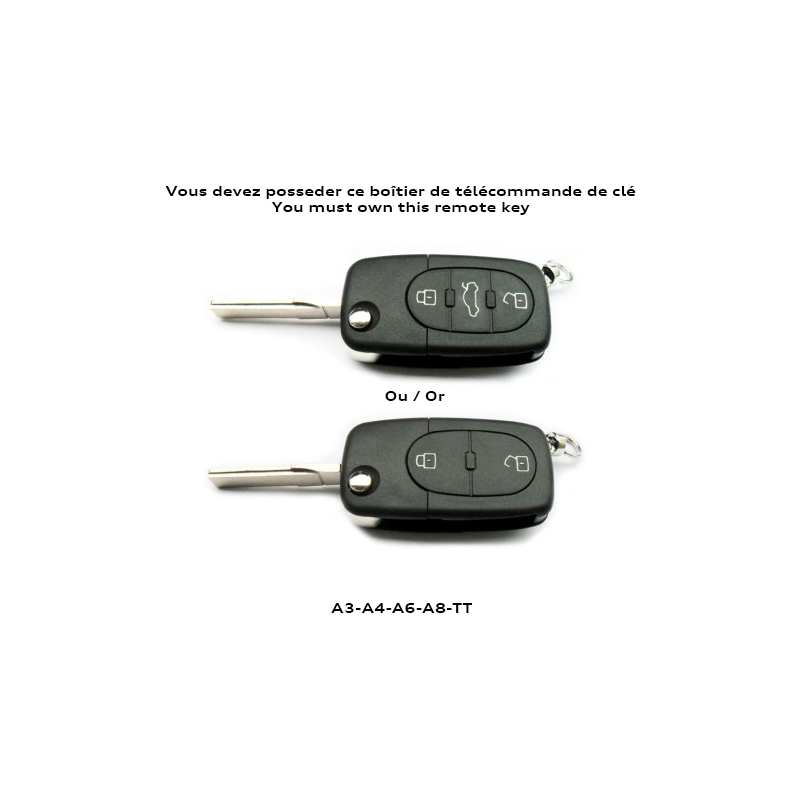 Audi S3 8L Car Key Shell